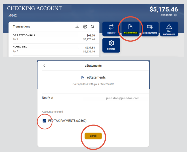 eStatements - First National Bank of Central Texas